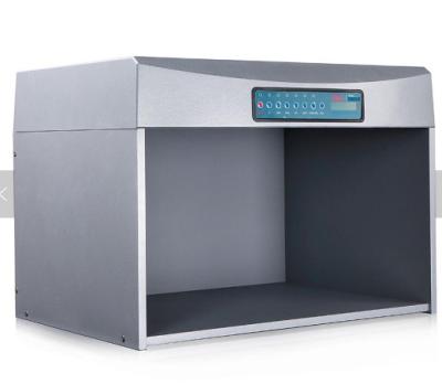 China Steel Base Color Checking Light Box 220V 6 Light Sources D65 TL84 F UV CWF TL83 for sale