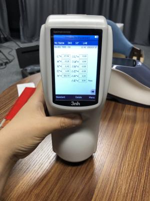 China Automatic Spectrophotometer Colorimeter Silk Ns808 45/0 For Reflectance Film Color Difference for sale