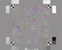 China Reflective Dead Leaves Target Colored Camera Lens Test Chart 18% Transmission TE276 for sale