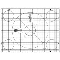 China Reflectance Resolution Grid Test Chart Target Sineimage YE0187 For TV Cameras for sale