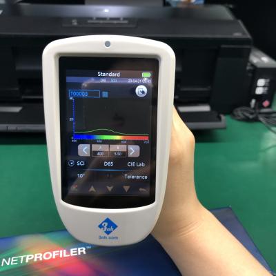 China Car Paint Handheld Color Spectrophotometer d/8° Silk TS7700 Color Test Equipment for sale