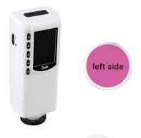 China 8mm Apertrue Plastic Ceramic Paint Portable Chroma Meter for sale
