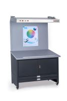 China Silk colorcontroller CC120-E 120cm large size color light table with drawers color light table box with D65&D50 light so for sale