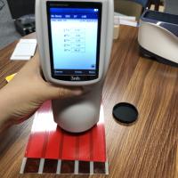 China Laboratorio Silk Spectrophotometer Colorimetro Ns810 Color Test Equipment With D/8 for sale
