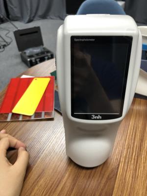 China Amorphous Polyester Granules Colorimeter Spectrophotometer NS810 High Precision for sale