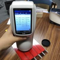 China Portable Silk Spectrophotometer NS810 Color Reader Colorimeter 400-700nm Wavelength for sale