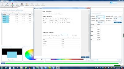 China Pecolor Silk Color Matching Software Accurate For YS6060 Spectrophotometer for sale