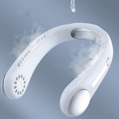 China Hebron Cooling Neck Fan Type-c Portable Rechargeable Handfree  Neck Cooler With 4000mAh lithium battery for sale