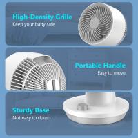 China Portable Desktop Air Circulating Fan 8.5x12 Inch With 3 Speeds for sale