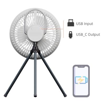 China Usb 12 Inch Outdoor Camping Fan Portable With 7800mAh Battery for sale