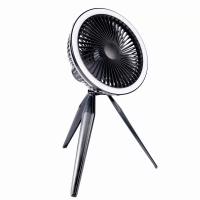 China 6 In 1 Portable Camping Fan 12w Air Cooling Camping Lantern With Fan for sale