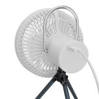 China HEBRONFAN Clip On Tent Fan 10000mah Rechargeable Ridge Tent Fan for sale