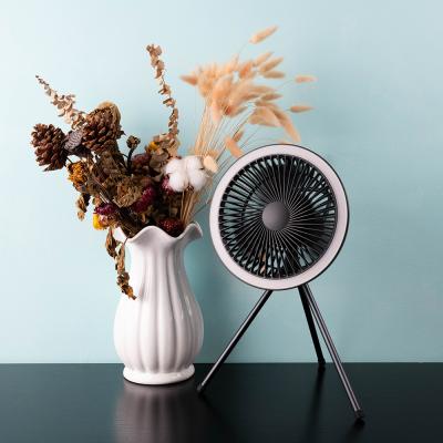 China LED Light Portable Camping Fan Ceiling Tent Fan 7800mAh Rechargeable for sale