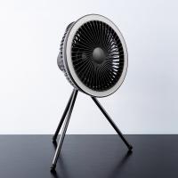 China LED Light Portable Camping Fan Ceiling Tent Fan 7800mAh Rechargeable for sale