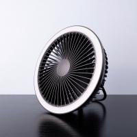 China 4 Wind Mode Rechargeable Camping Fan DC 5V Push Button Control for sale
