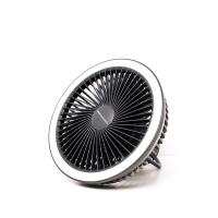 China Adjustable Height Portable Camping Fan 7-32 Hours With Led Lantern for sale
