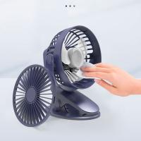China Quiet Air Cooling Portable Clip Fan 143*83*165mm Push Button Control for sale