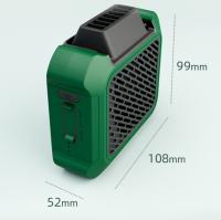China Electronic Personal Waist Fan DC Brushless Motor Push Button Control for sale