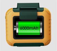 China HEBRONFAN Portable Waist Fan 256g 3 Speed Wearable Outdoor Work for sale
