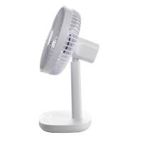 China HEBRONFAN Rechargeable Table Fan Price With Led Light High Speed for sale
