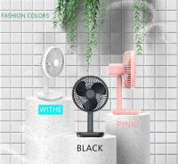 China HEBRONFAN 5W Rechargeable Table Fans 506g Portable Desk Fans for sale
