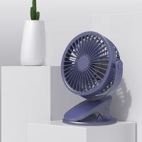 China 8 Inch Rechargeable Clip Fan 3600mAh Battery Small Quiet Desk Fan for sale