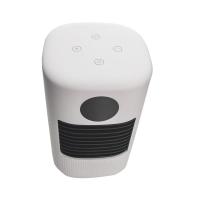 China HEBRONFAN  PTC Small Desktop Heater Fan Base Button Control for sale