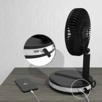 China HEBRONFAN Pedestal Table Fan Home Appliance Portable Cordless Air Cooling Rechargeable for sale