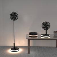 China HEBRONFAN Pedestal Table Fan Home Appliance Portable Cordless Air Cooling Rechargeable for sale