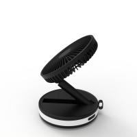 China HEBRONFAN Pedestal Table Fan Rechargeable Mini Desktop Fan Portable Adjustable Cool Air Table for sale