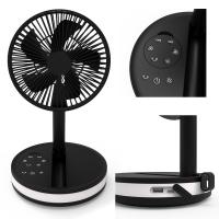 China HEBRONFAN Pedestal Table Fan Desktop USB Rechargeable Fan Portable Outdoor Led Ceiling for sale