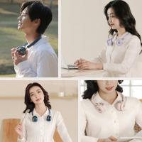 China 5w Wearable Bladeless Neck Hanging Fan Plastic With 1 Year Warranty for sale