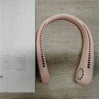 China 3.7V 1800mAh Portable Fan Wear Around Neck Push Button Control for sale