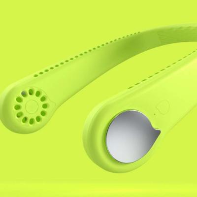 China Portable Hands Free Neck Fan 4000mAh Battery Air Conditioner Around Neck for sale