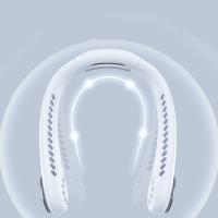 China 5V 1A Portable Neck Fan Air Conditioner ABS PC With LED Indicator for sale