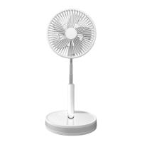 China White Portable Foldable Fan Plastic 10000mAh Quiet With 4 Speeds for sale