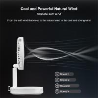 China Folding Portable Pedestal Fan Free Standing 4.1m/s Wind Speed for sale