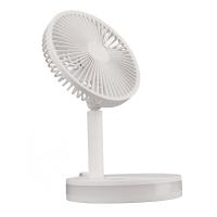 China 5v 4.7w Portable Foldable Fan Circlewhite Folding Rechargeable Fan for sale