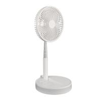China Folding Small Table Top Fan Custom Printed With 10000mAh Battery for sale