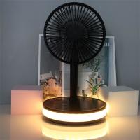 China 360 Adjustable Portable Foldable Fan Free Standing Custom With LED for sale
