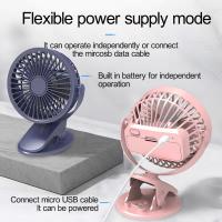 China Tent 6 Inch Oscillating Clip Fan 4000mAh Battery Operated for sale