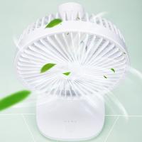 China 10000mAh Battery Rechargeable Table Fans 160g Desk Fan With Remote for sale