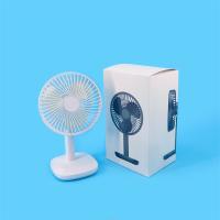 China Indoor Rechargeable Table Fans 190x130x35mm 300 Times Cycle Life for sale