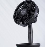 China Rechargeable Table Top Fan 506g Button Control 3 Speeds for sale