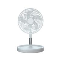 China Rechargeable Electric Desktop Folding Telescopic Fan Oscillating With Remote for sale