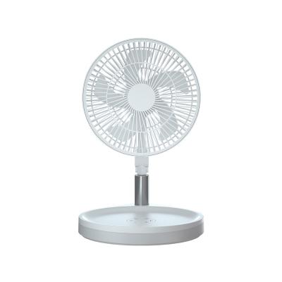 China Rechargeable Electric Desktop Folding Telescopic Fan Oscillating With Remote for sale