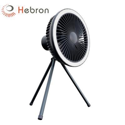 China Customized Timable Tripod Portable Camping Fan Outdoor USB Rechargeable for sale