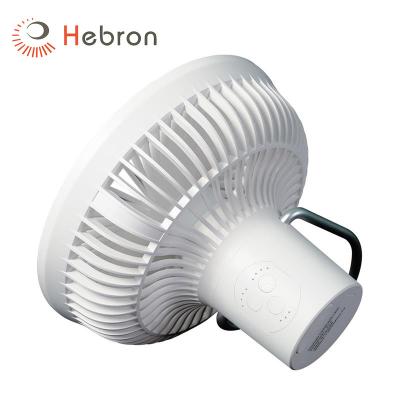 China USB Rechargeable Outdoor Camping Fan Portable Push Button Control for sale