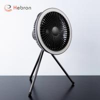 China Cordless Tripod Pedestal Fan 7800mAh Rechargeable Air Cooling for sale