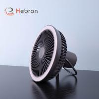 China Mini USB Rechargeable Ceiling Fan Desktop 7800mAh Battery LED Light for sale